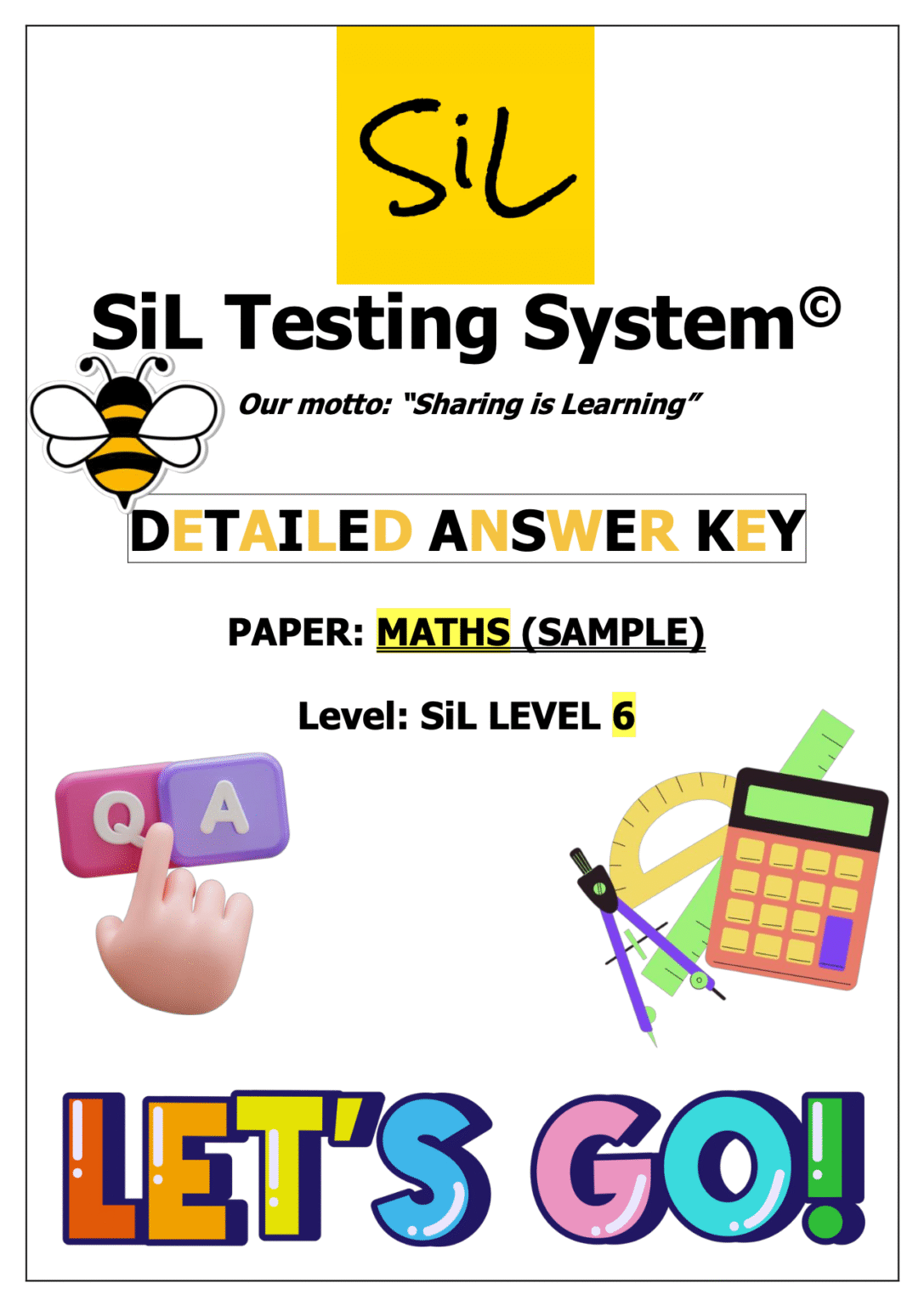 SiL Testing System - Maths Sample Papers, Answer Keys and Curriculum ...